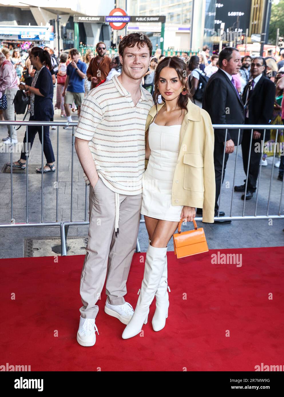 Ben Joyce and Amber Davies attend the gala night for "Grease The ...