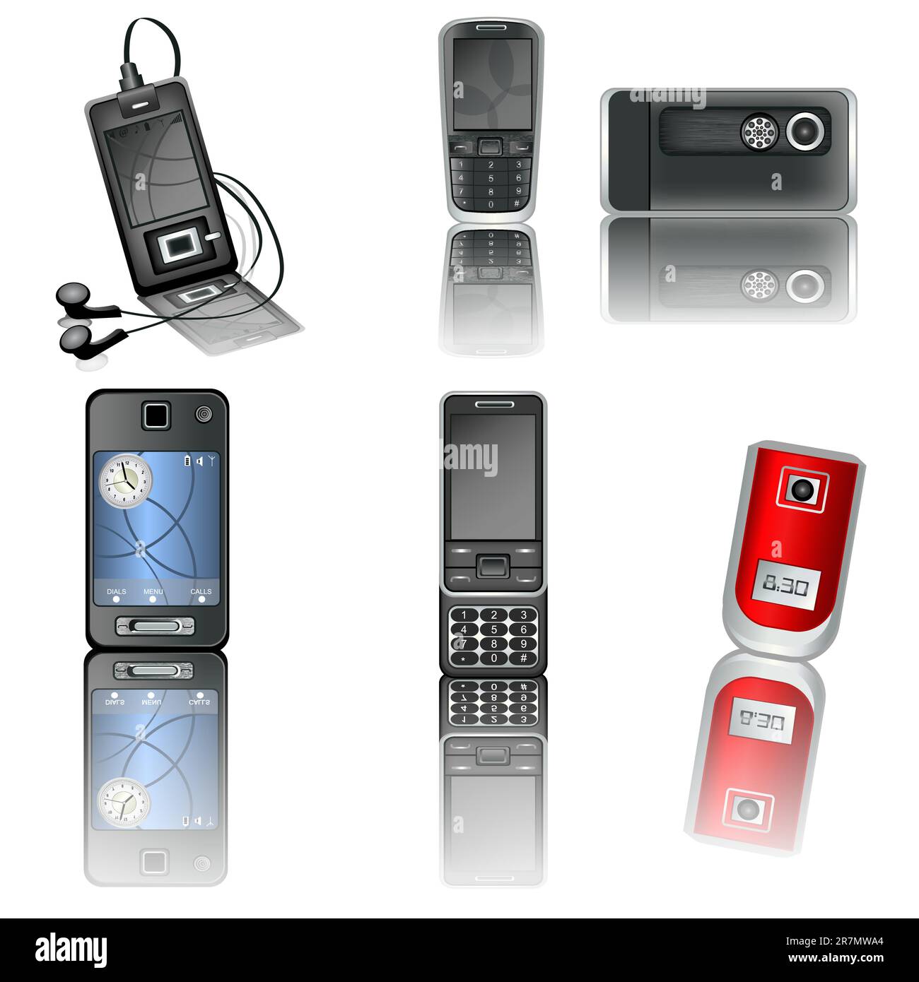 Illustrated technology Cut Out Stock Images & Pictures - Alamy