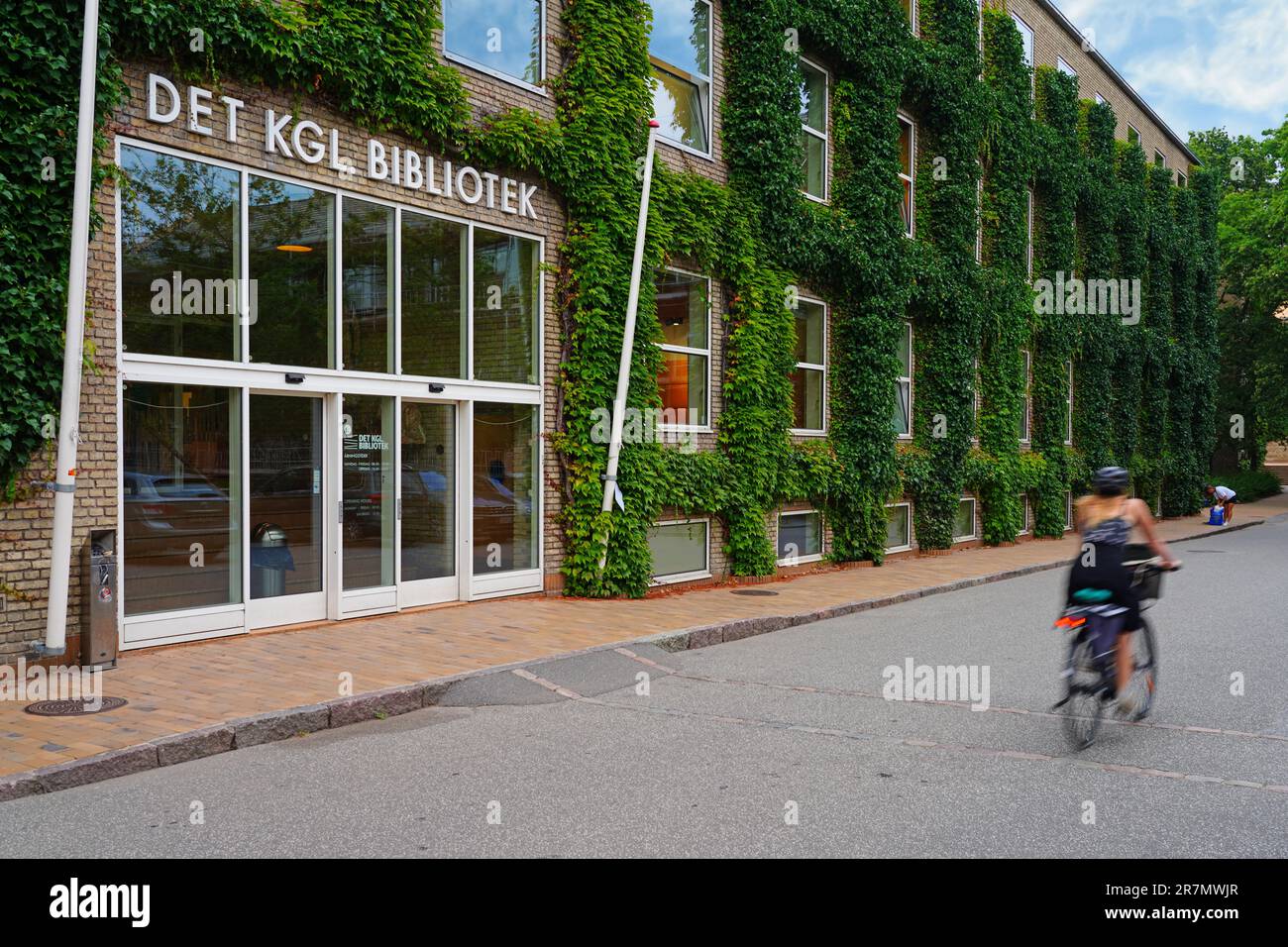 AARHUS, DENMARK -25 AUG 2022- View of the campus of the Aarhus ...