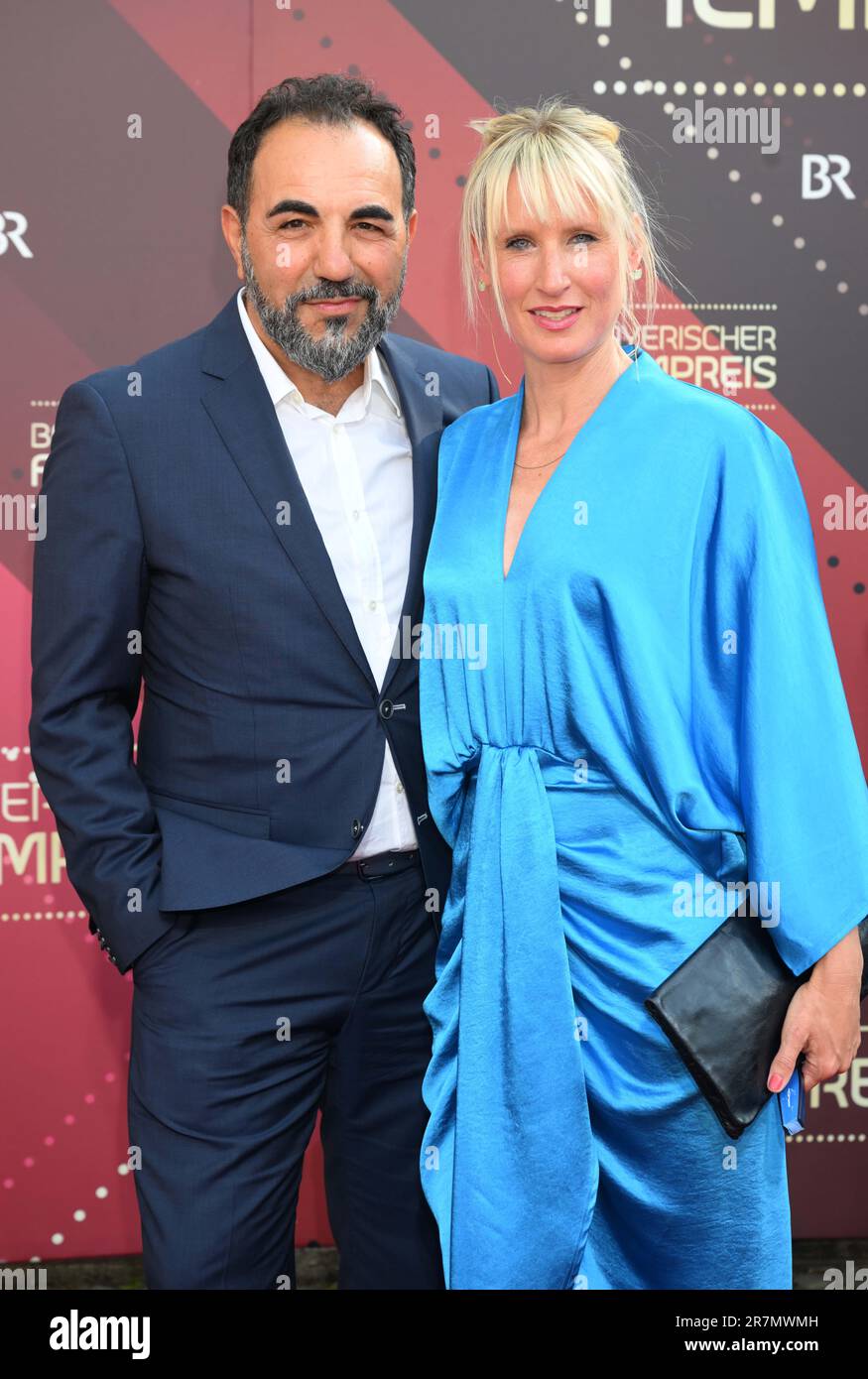 Munich, Germany. 16th June, 2023. Actor Adnan Maral and his wife ...