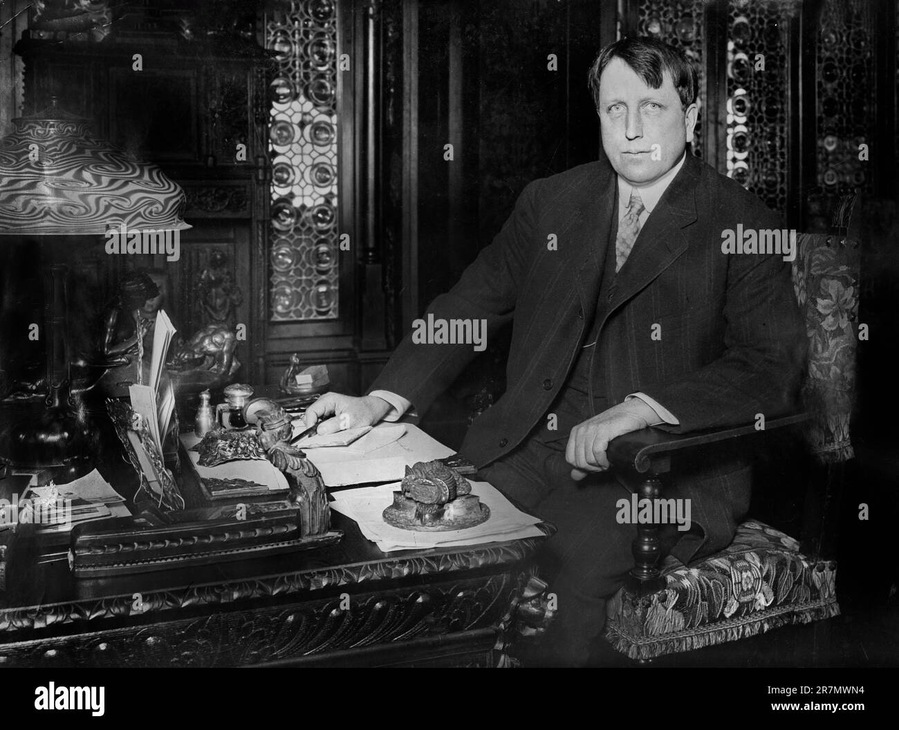 William Randolph Hearst, seated portrait at desk, Bain News Service ...