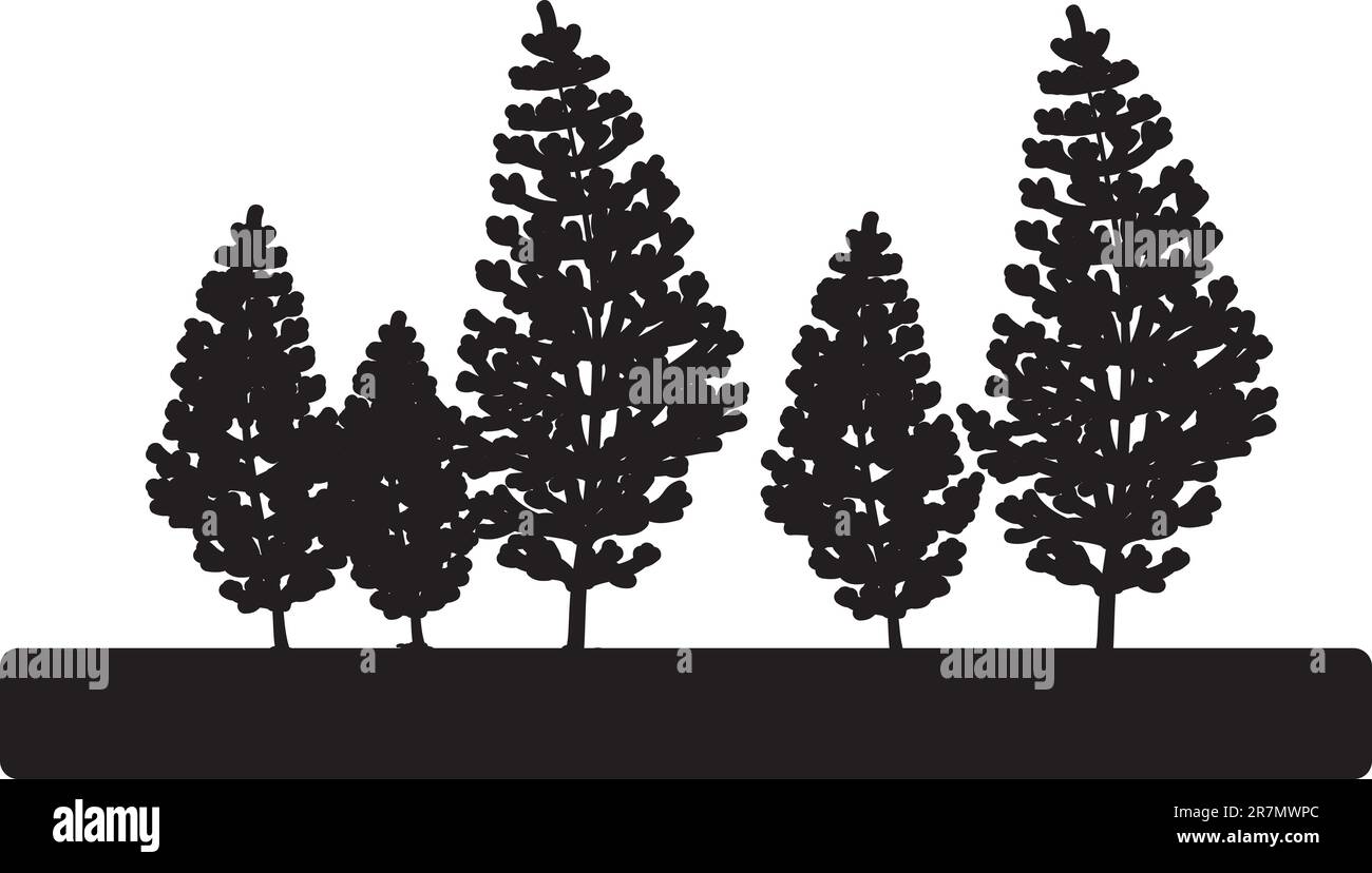 Trees die Stock Vector Images - Alamy