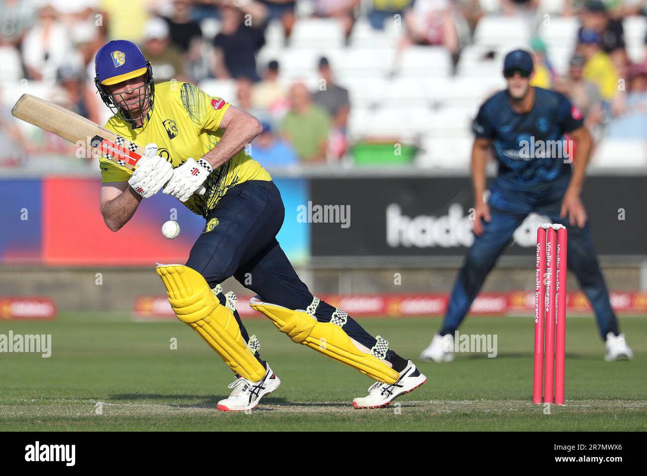 Ashton Turner of Durham in batting action during the Vitality T20 Blast ...