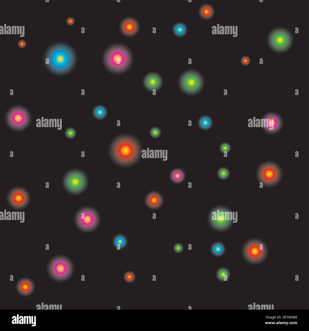 Row bright light on Stock Vector Images - Alamy