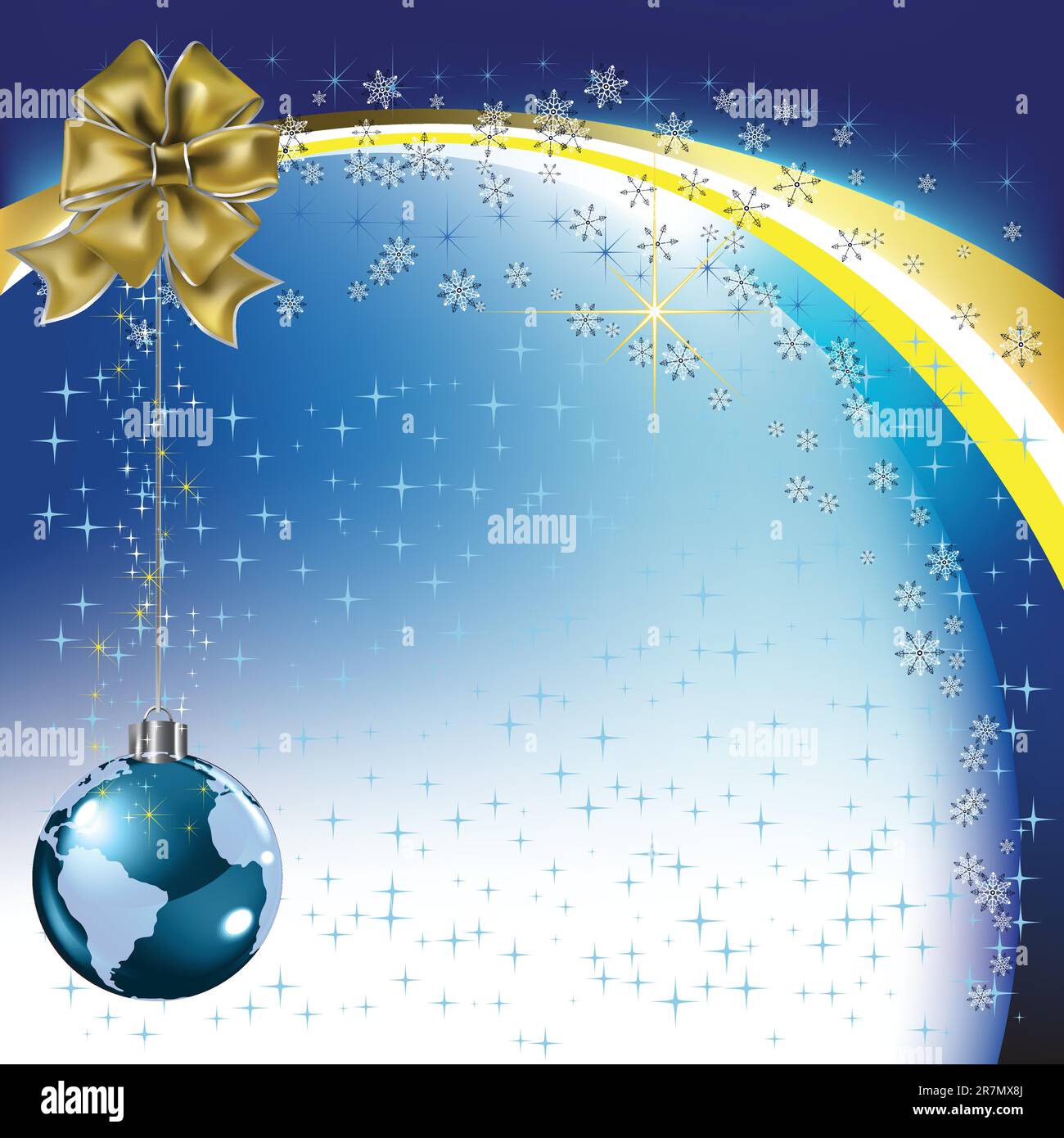 Christmas earth Stock Vector Images - Alamy