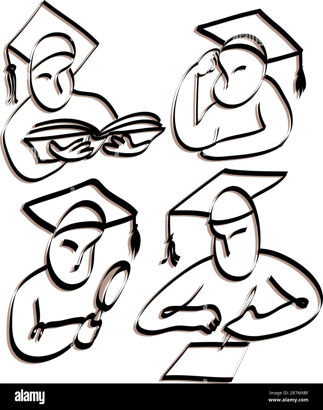 Education secondary school Stock Vector Images - Alamy