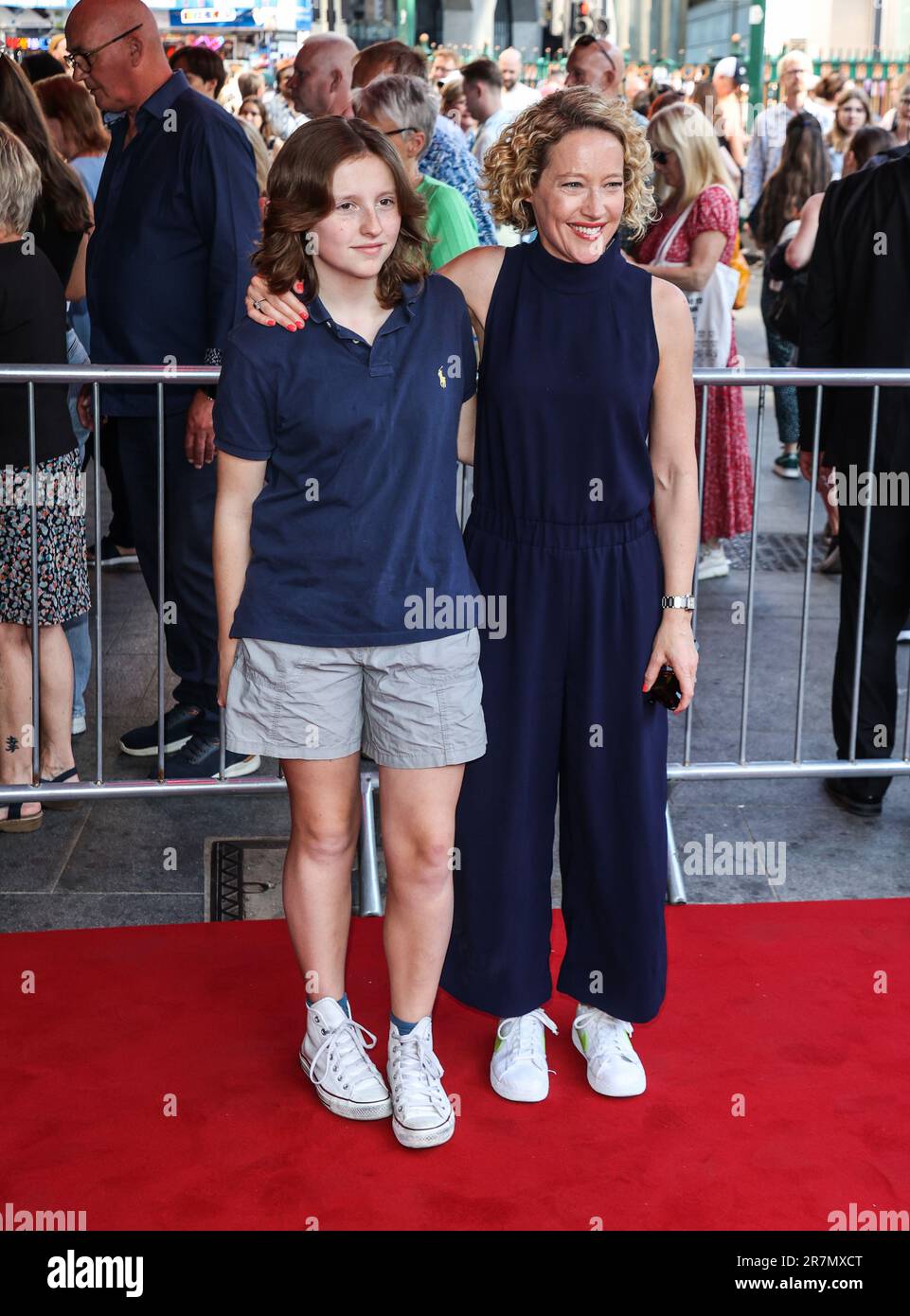 London, UK. 13th June, 2023. Cathy Newman (R) and guest attend the gala ...