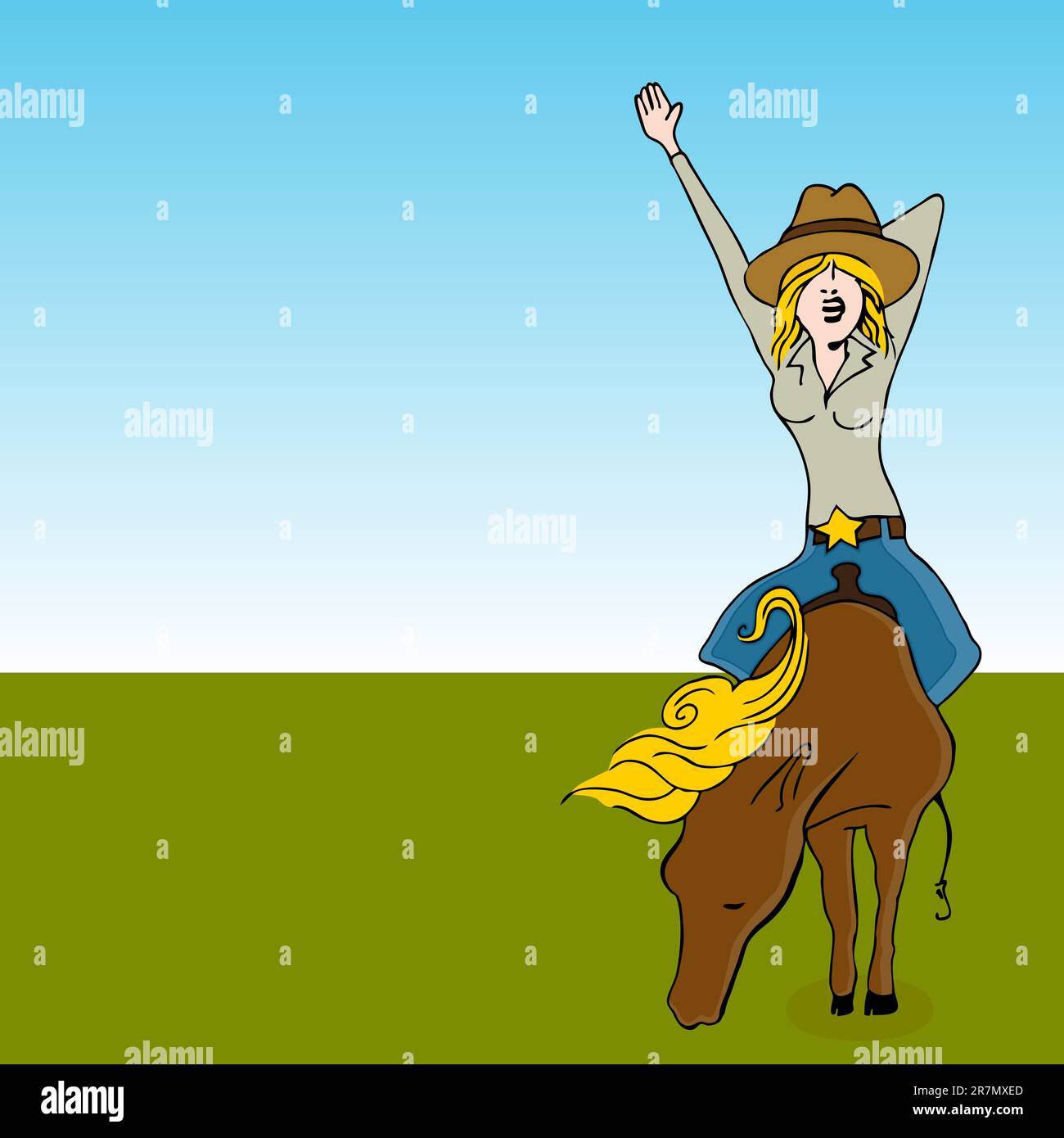 Brown haired girl Stock Vector Images - Alamy