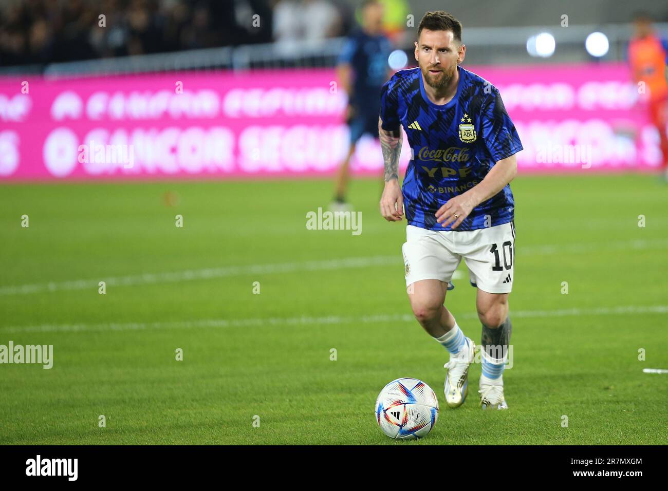 Lionel Messi World Cup Champion Stock Photo - Alamy