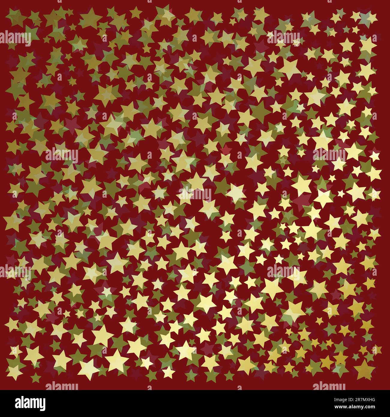 abstract background with gold stars on a red Stock Vector Image & Art ...