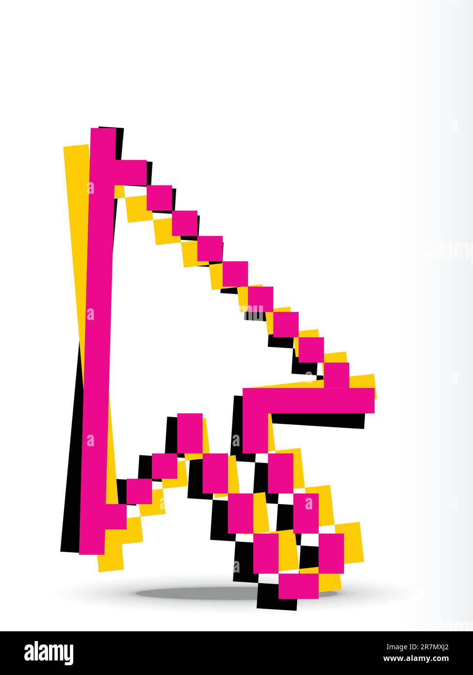 Abstract Cursor Mouse Symbol Vector Illustration Stock Vector Image