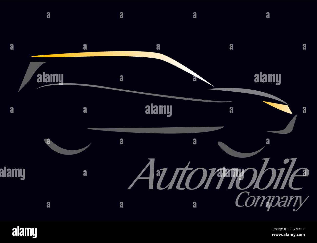 Company car Stock Vector Images - Alamy