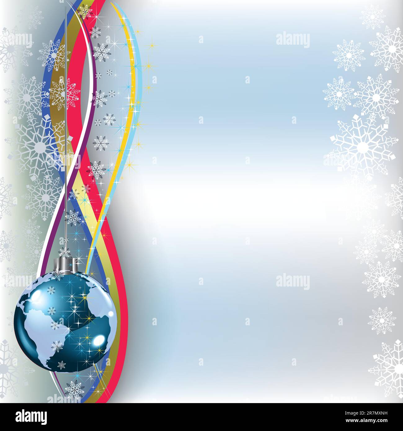 Christmas earth Stock Vector Images - Alamy