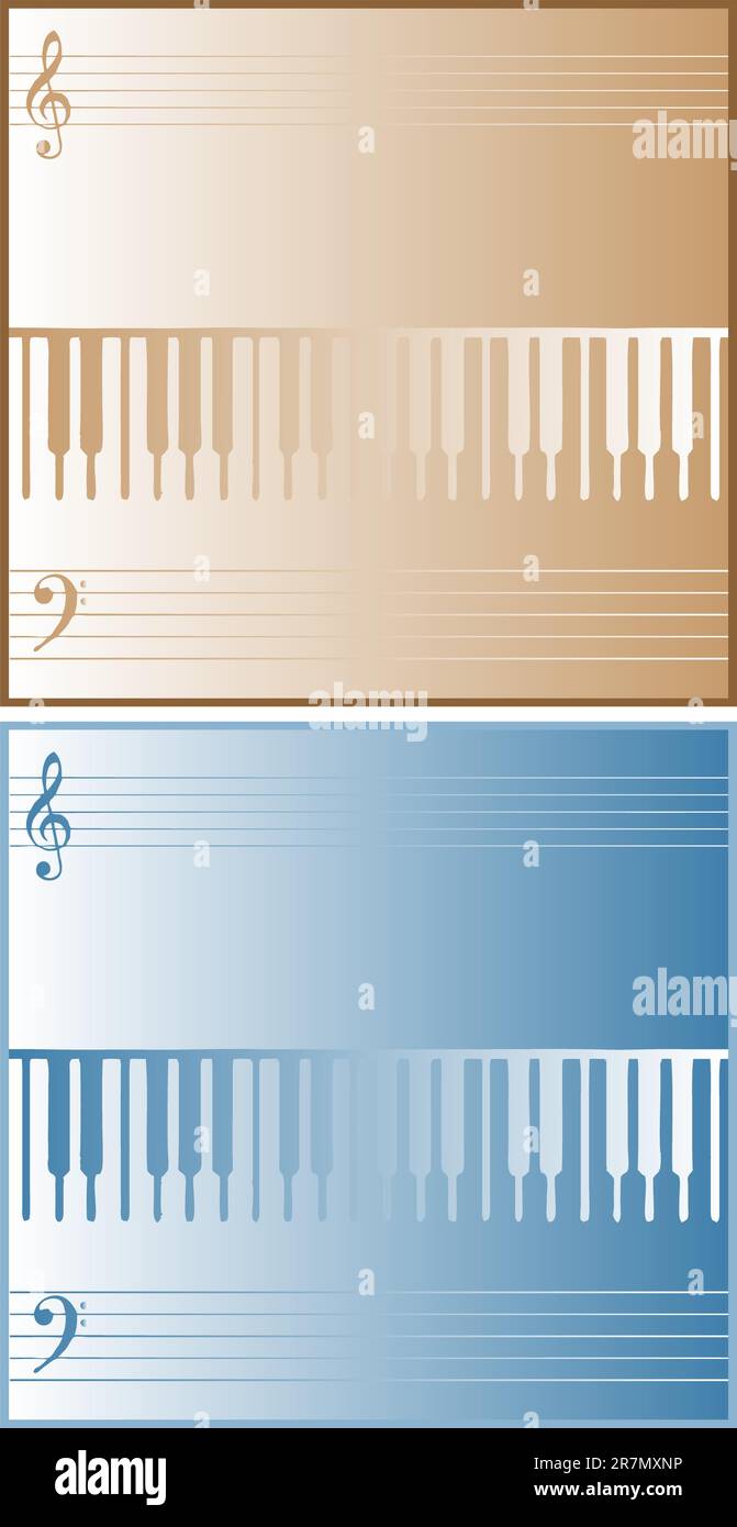 Music backgrounds fake paper cards posters Stock Vector Image & Art - Alamy