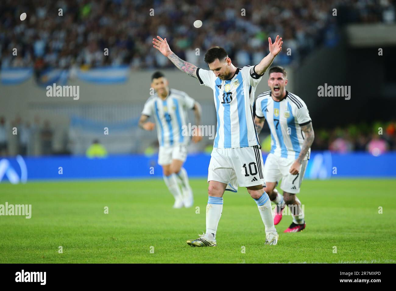 Lionel Messi World Champion and his family Stock Photo - Alamy