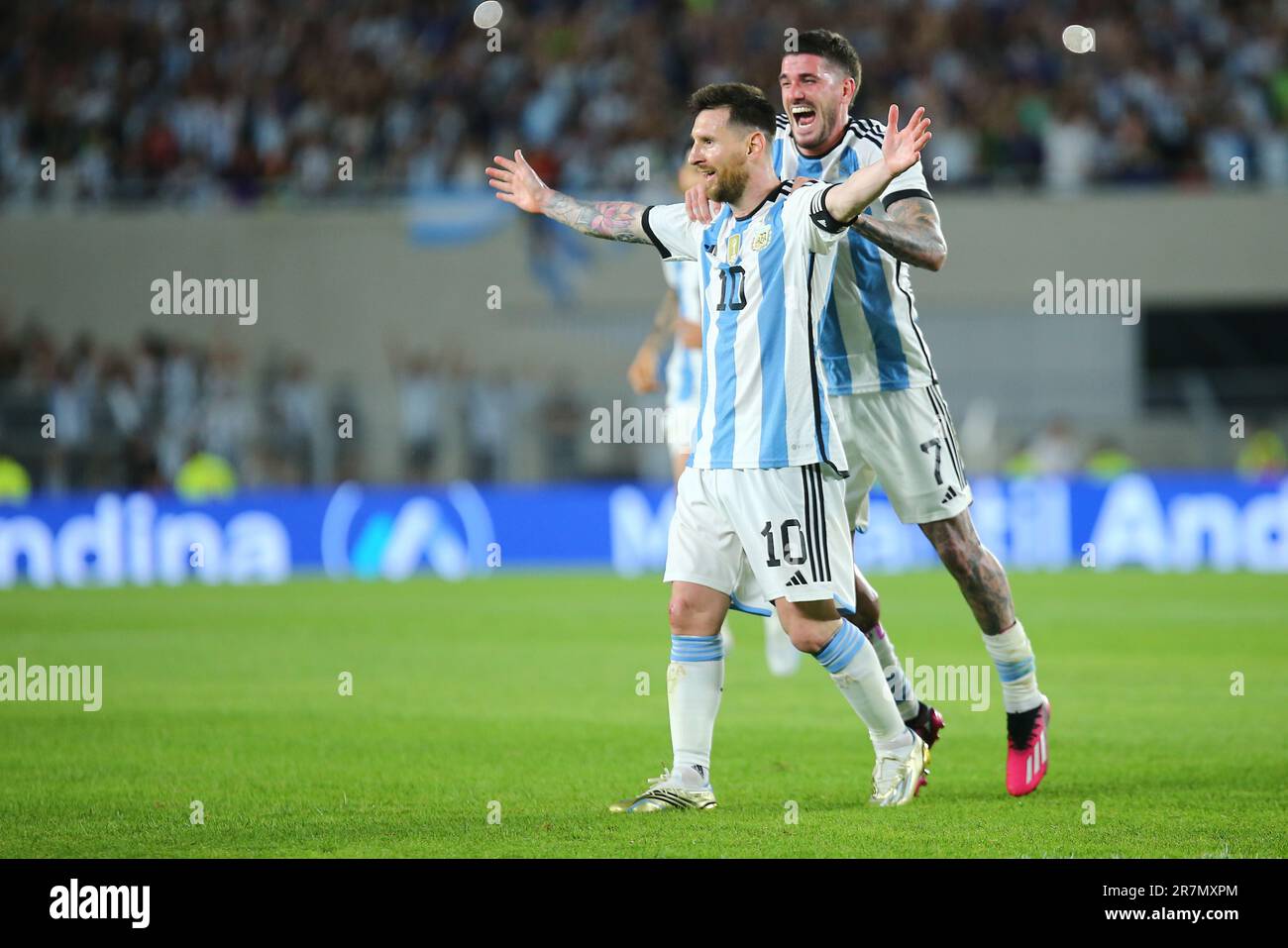 Lionel Messi World Champion and his family Stock Photo - Alamy