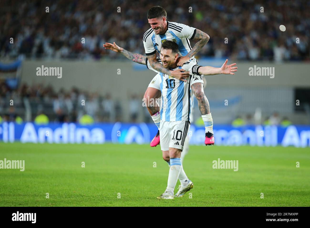 Lionel Messi World Champion and his family Stock Photo - Alamy