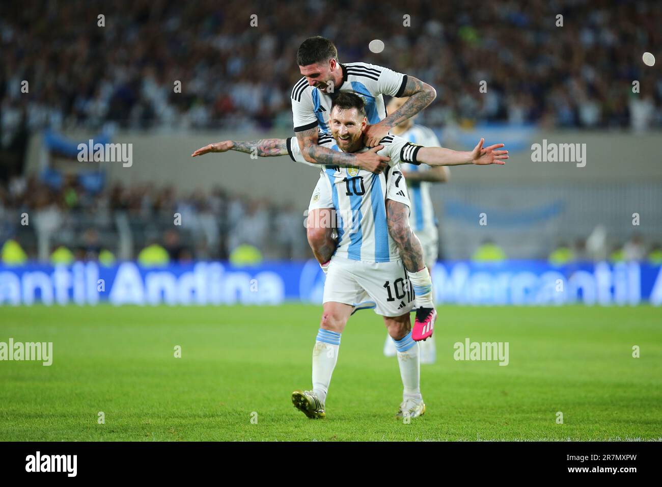 Lionel Messi World Champion and his family Stock Photo - Alamy