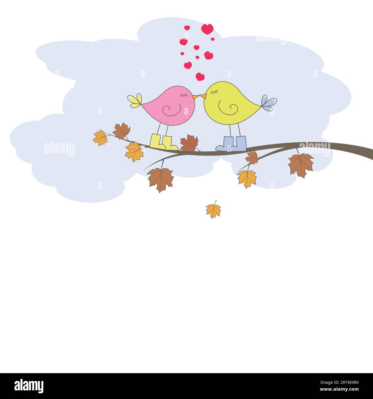 Two 2 birds Cut Out Stock Images & Pictures - Alamy