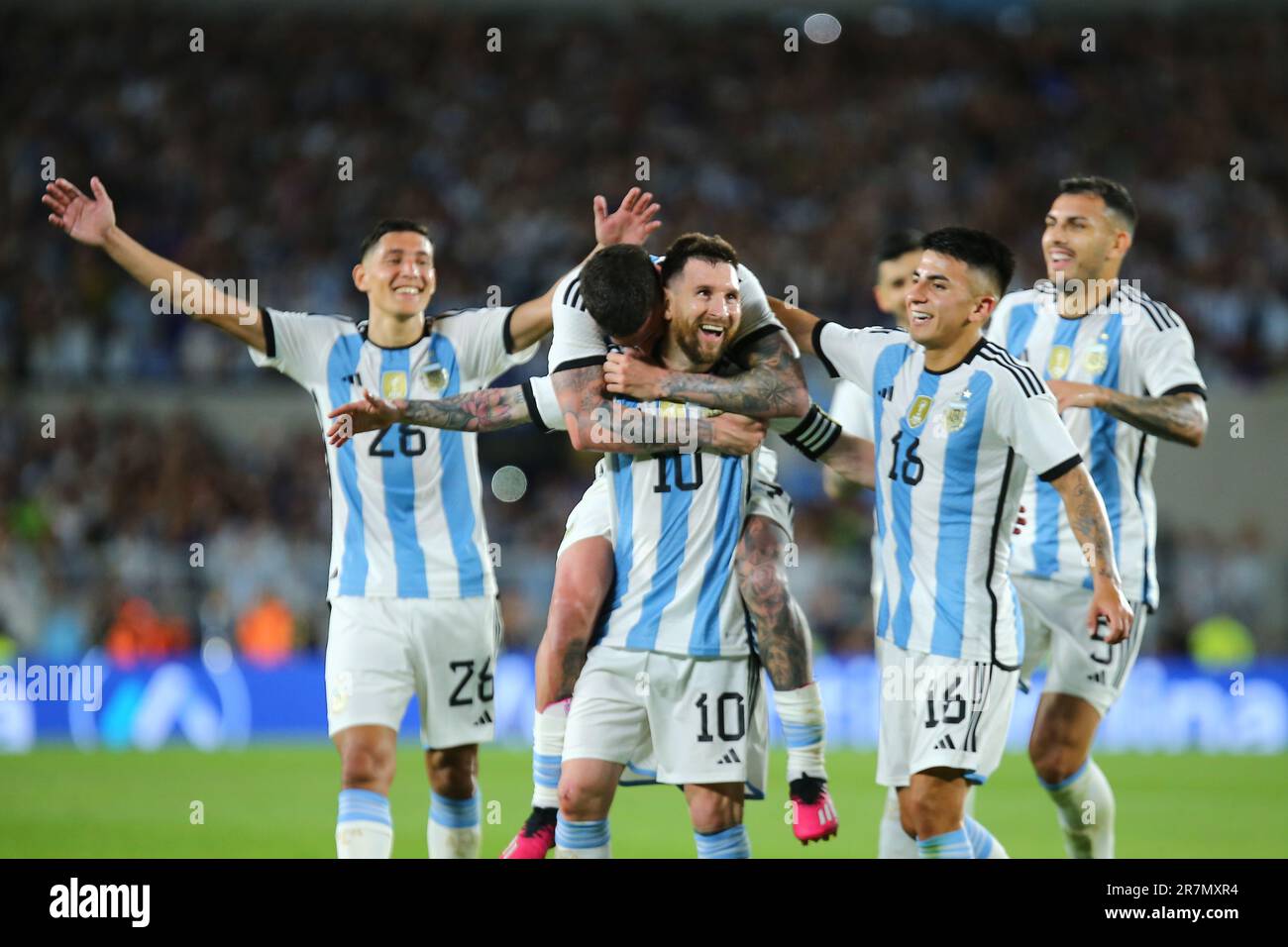 Argentina Soccer Team World Cup Champion Stock Photo - Alamy