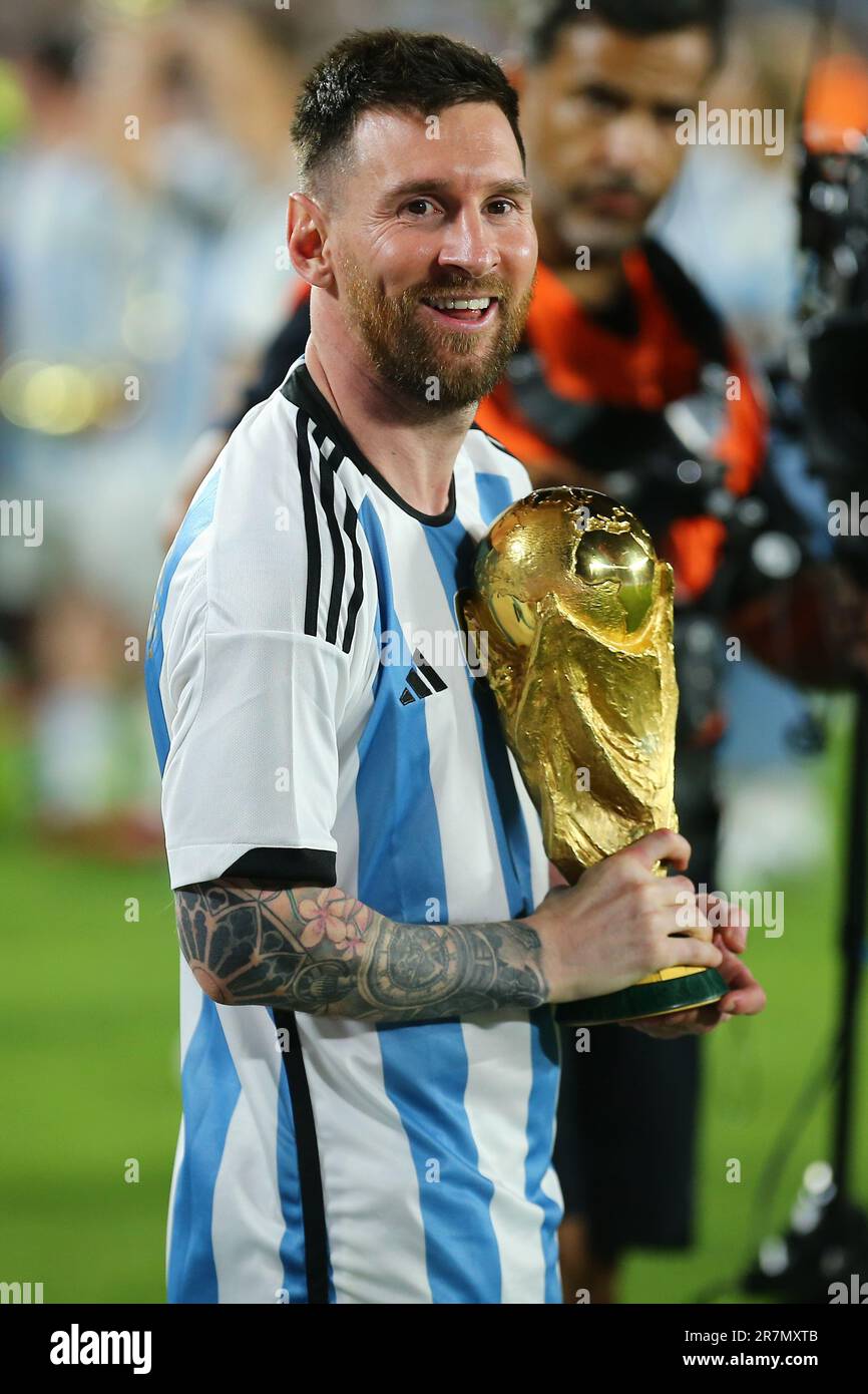 Lionel Messi World Champion and his family Stock Photo - Alamy