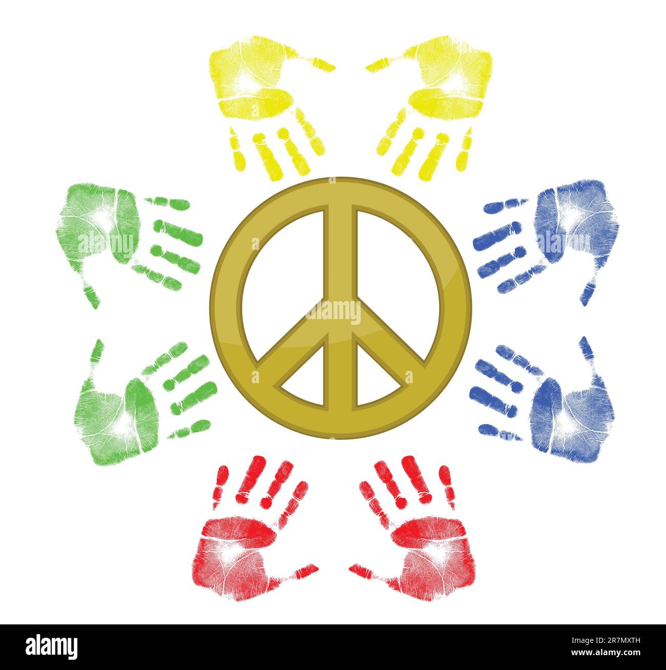 Illustration symbolizing diversity in teamwork Stock Vector Image & Art ...