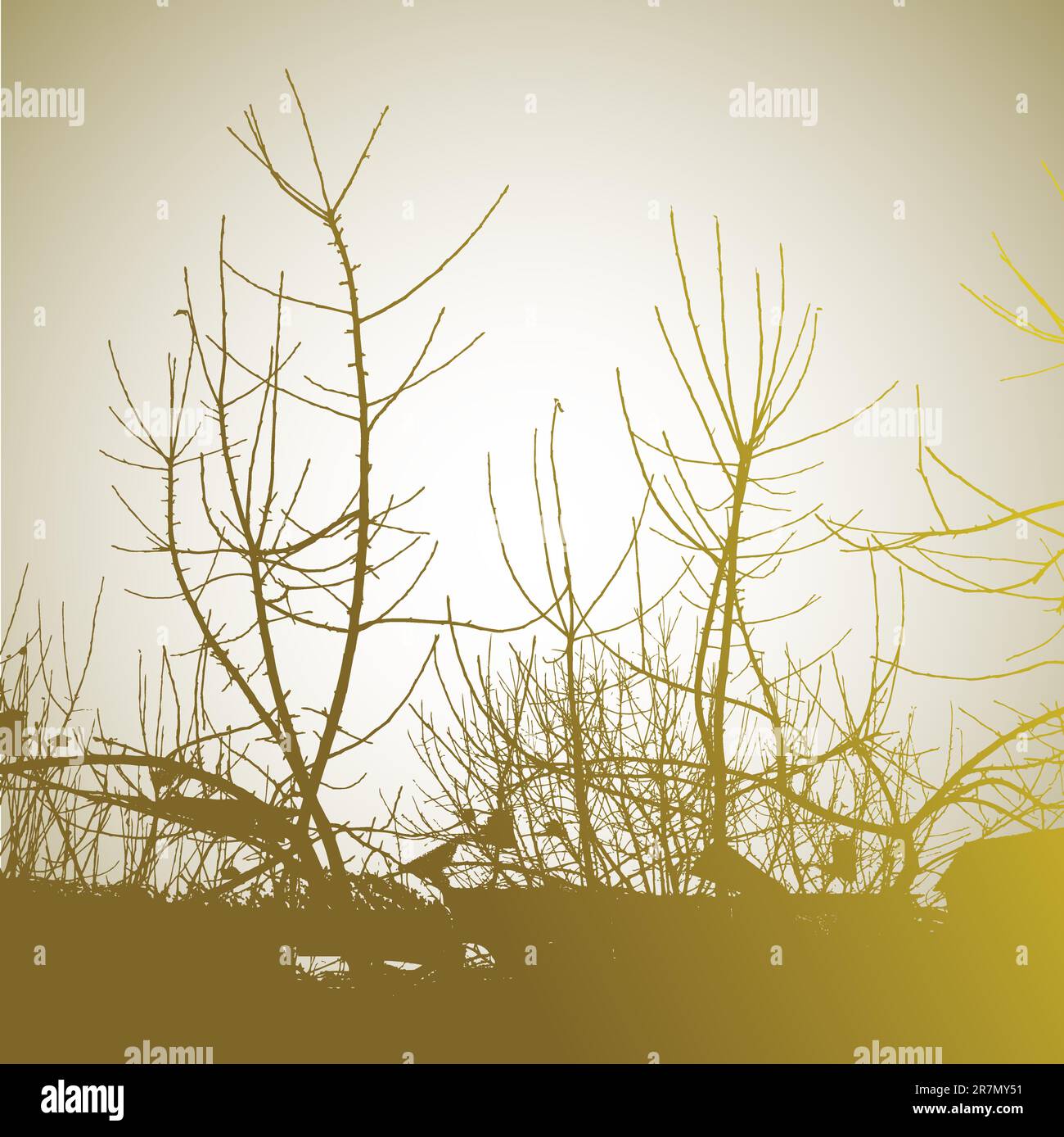 Abstract background with tree. vector illustration Stock Vector Image ...