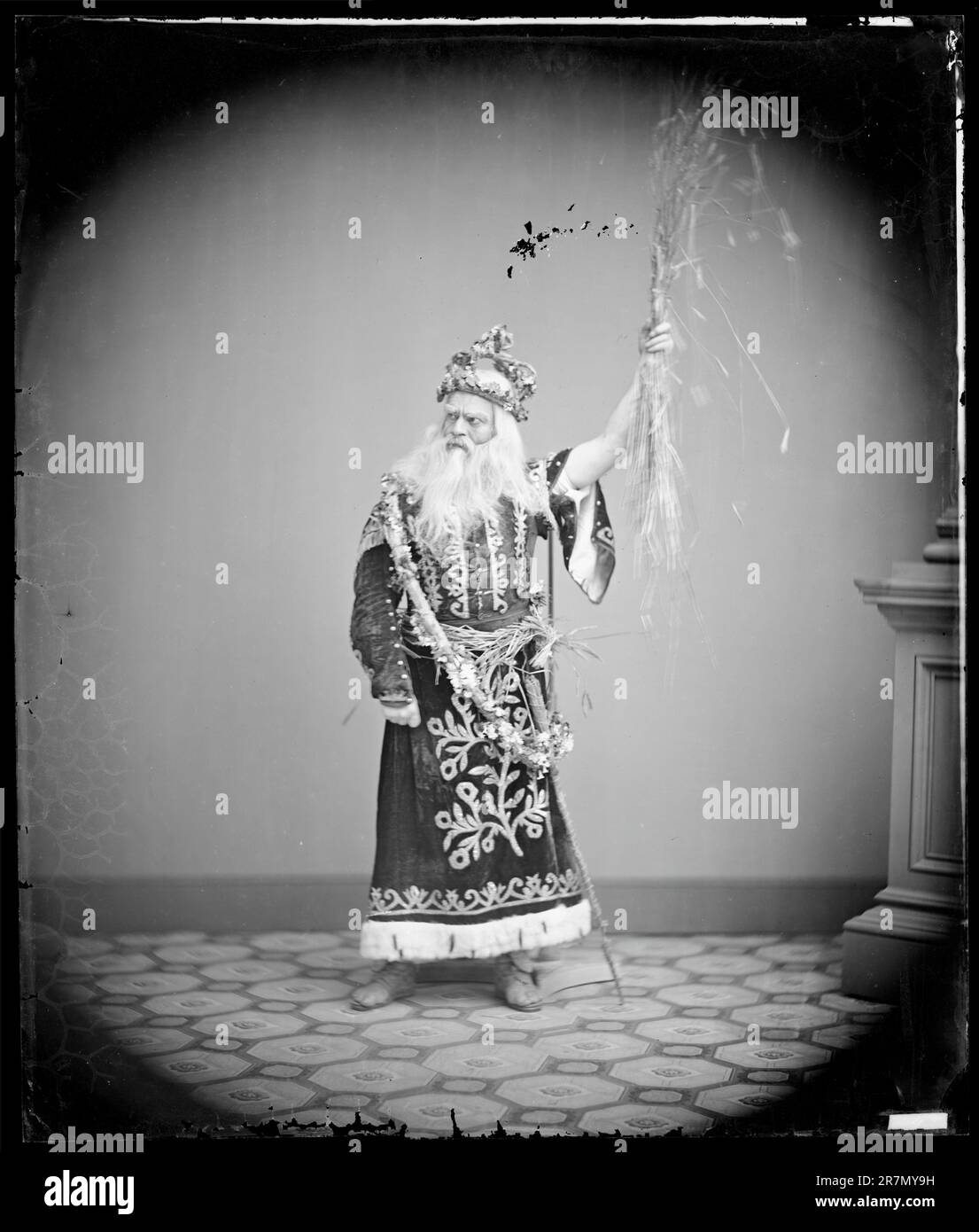 Edwin Forrest as King Lear in "King Lear" c. 1861 Stock Photo - Alamy