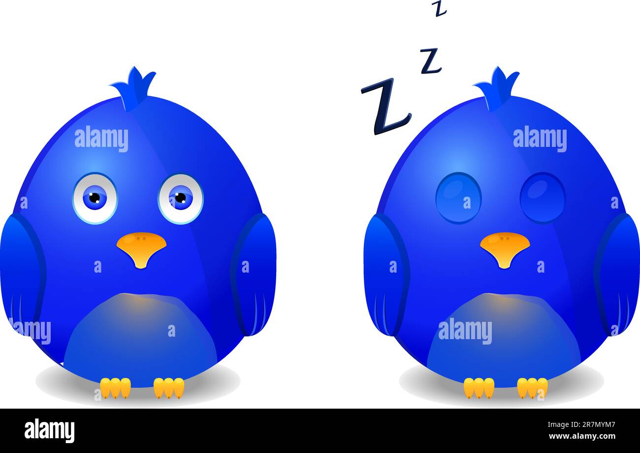 Tired bird Stock Vector Images - Alamy
