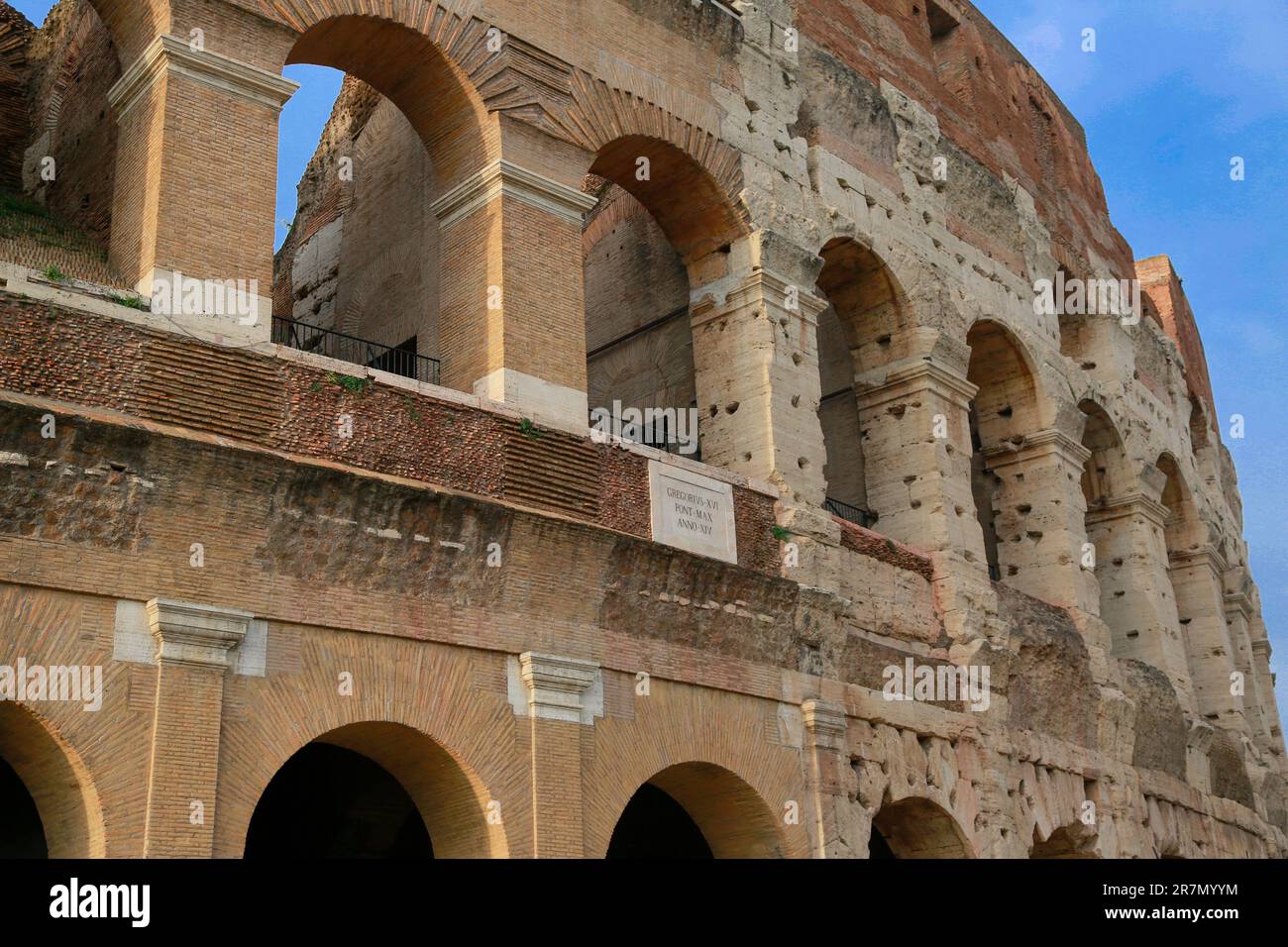The Colosseum Area and Arch of Constantine from via dei Fori Imperiali ...