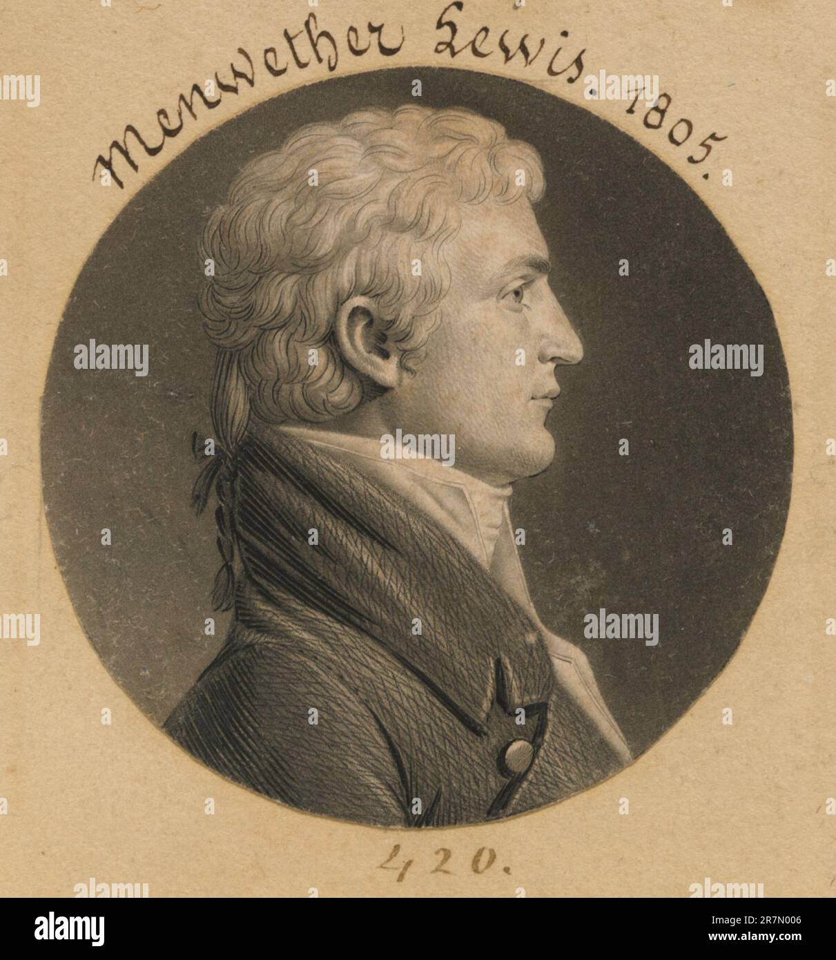 Meriwether Lewis 1805 Stock Photo - Alamy