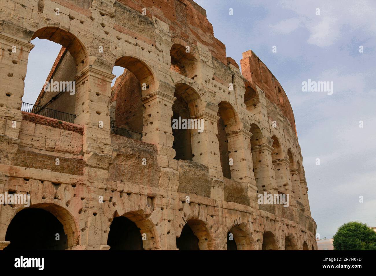 The Colosseum Area and Arch of Constantine from via dei Fori Imperiali ...