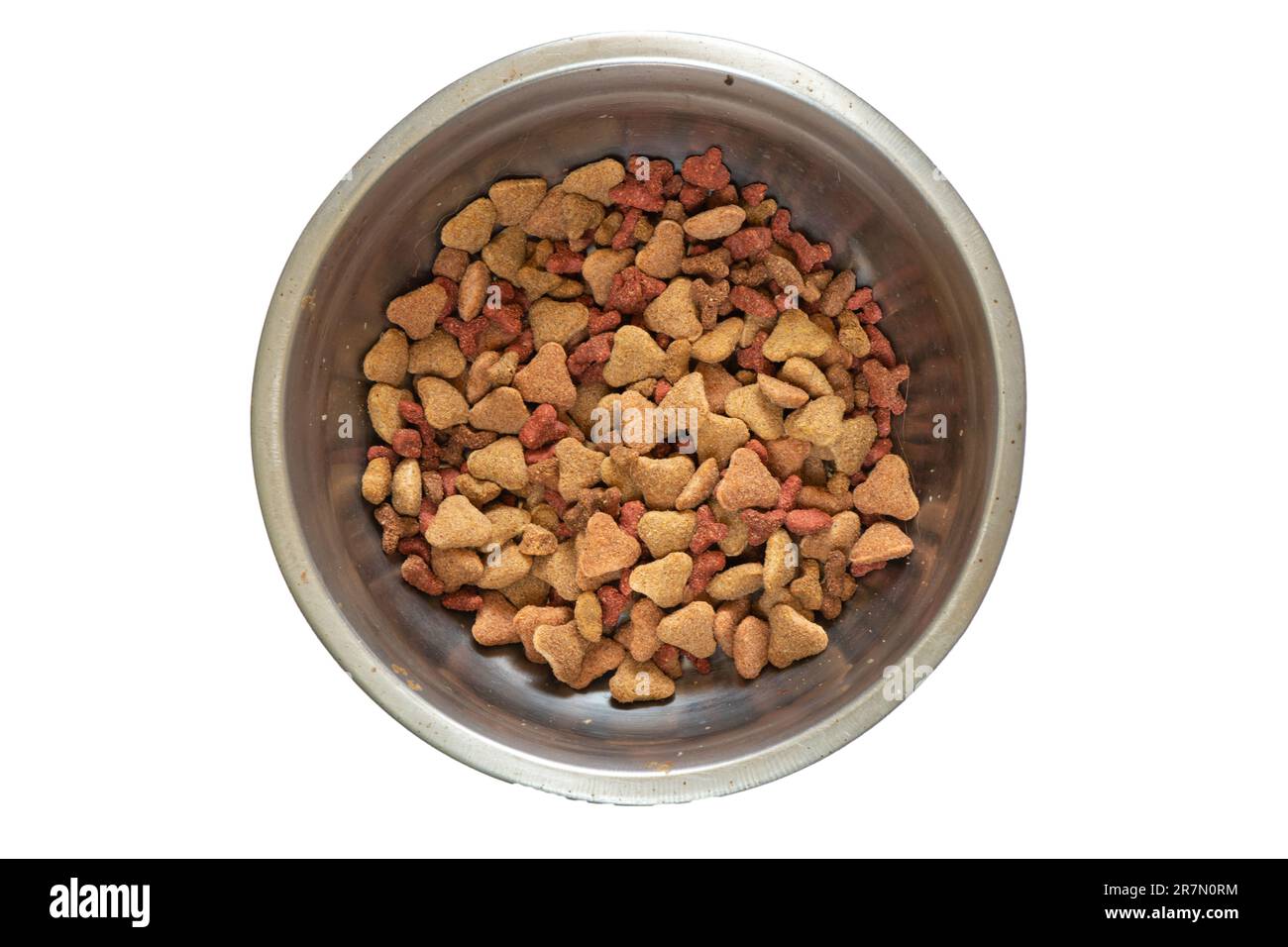 dog food on white background Stock Photo - Alamy