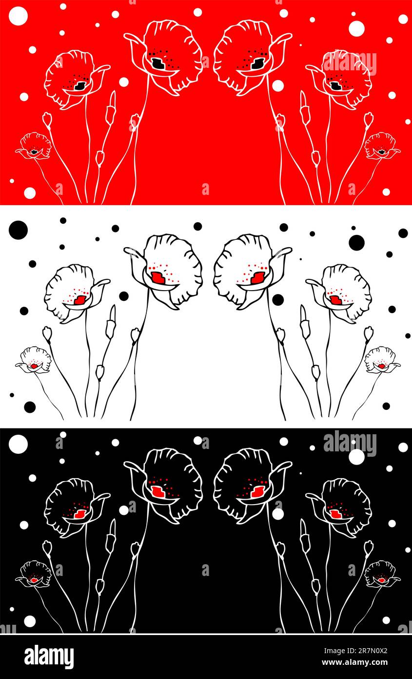 Flower background card, poster, fake paper tag Stock Vector Image & Art ...