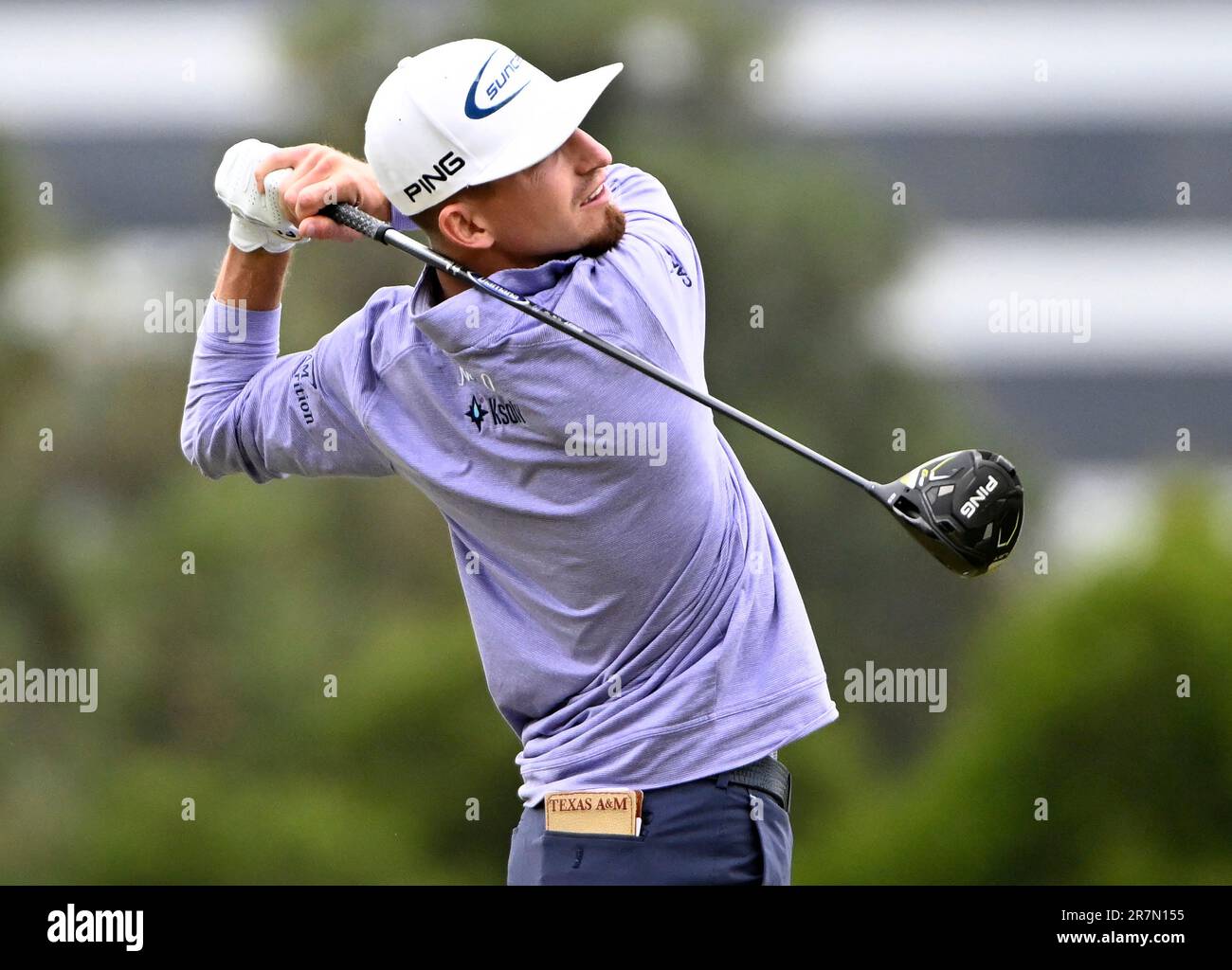 Los Angeles, United States. 16th June, 2023. Sam Bennett follows though ...