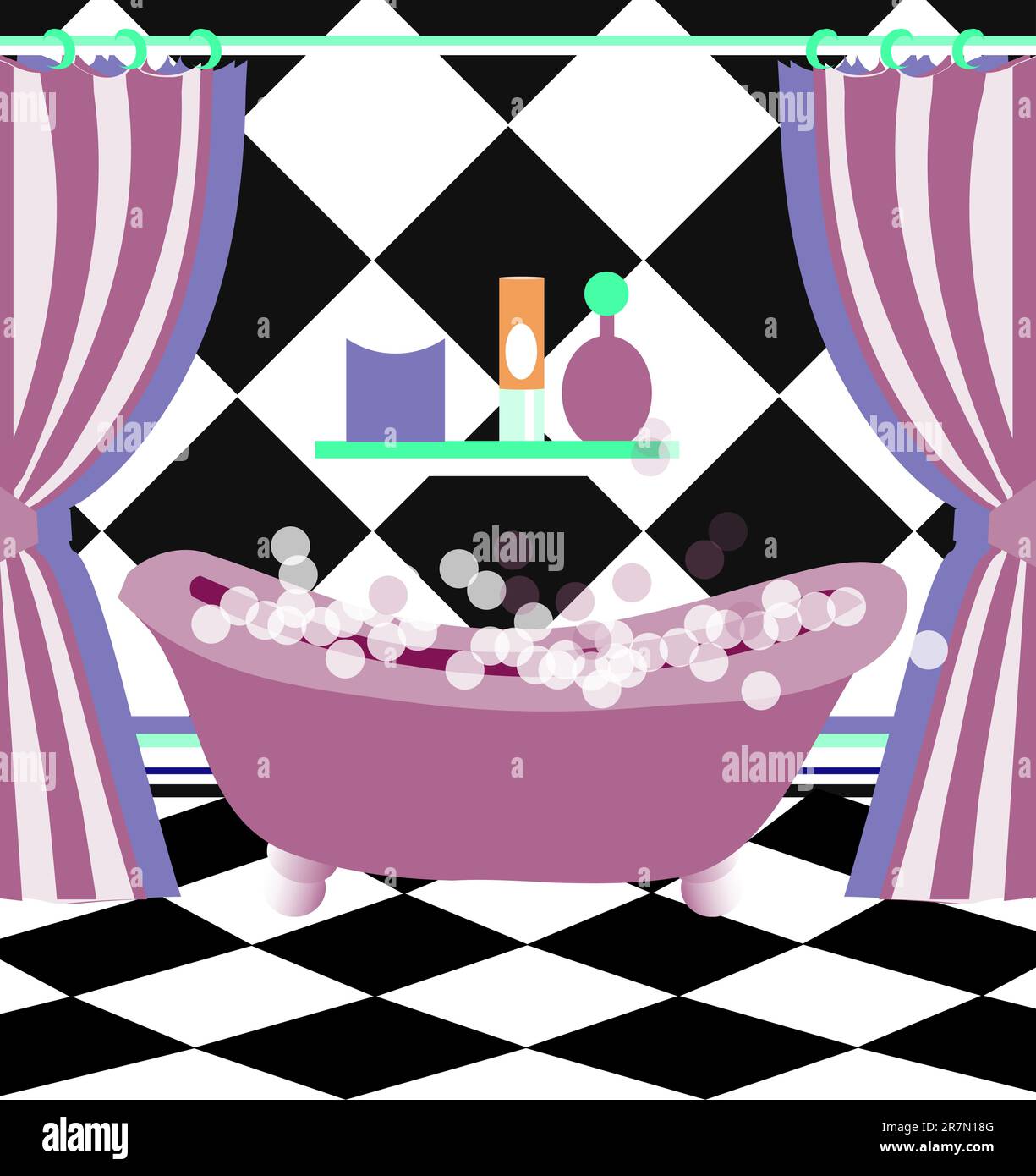 Room peaceful Stock Vector Images - Alamy