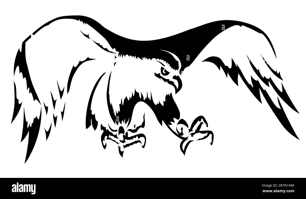 Abstract image bird in Stock Vector Images - Alamy