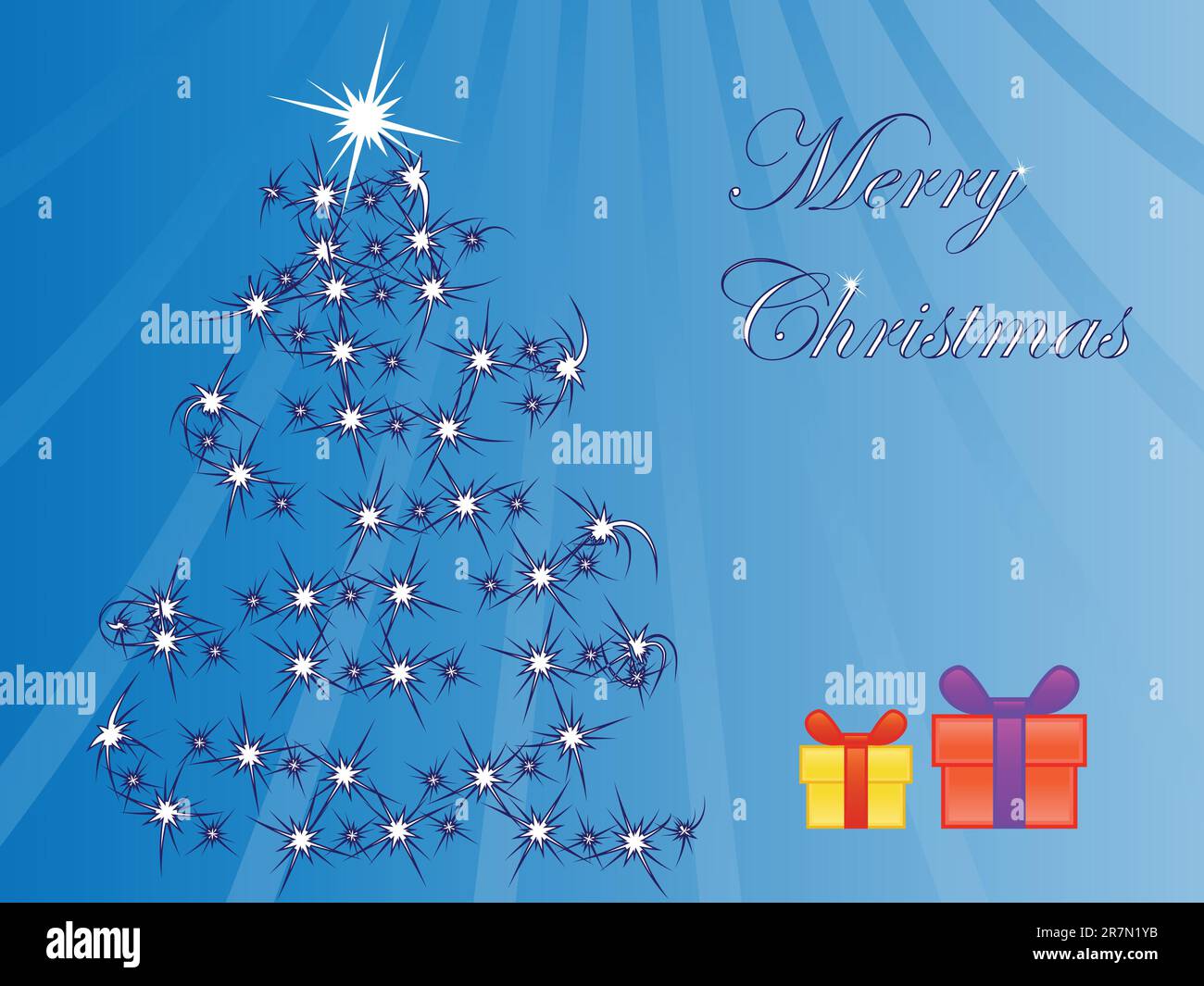 Decorative christmas presents Stock Vector Images - Alamy