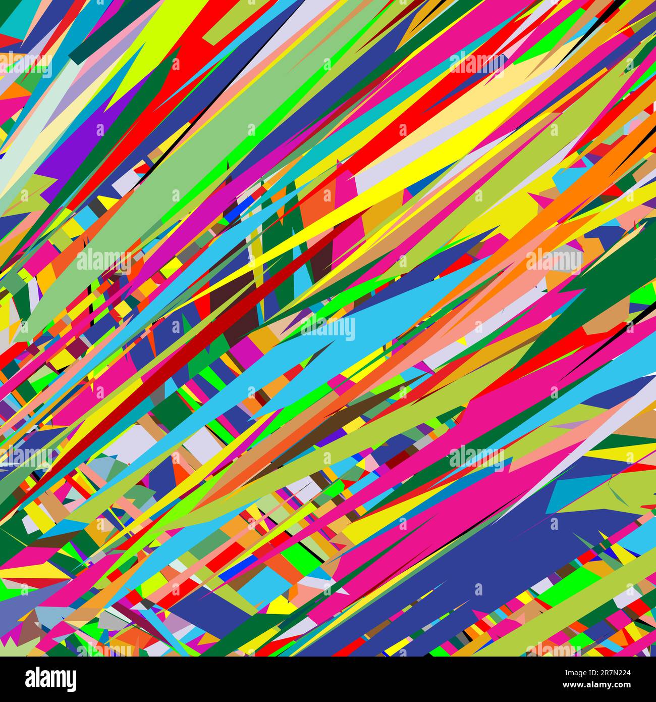 color rain, abstract vector art illustration Stock Vector Image & Art ...