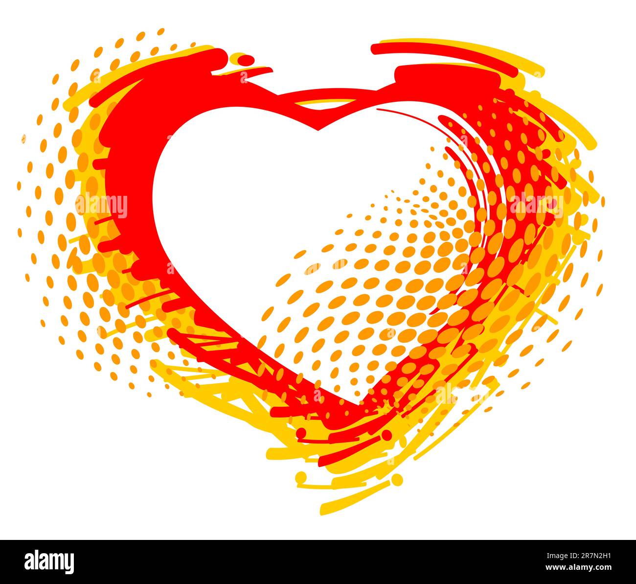 Grunge heart Stock Vector Images - Alamy