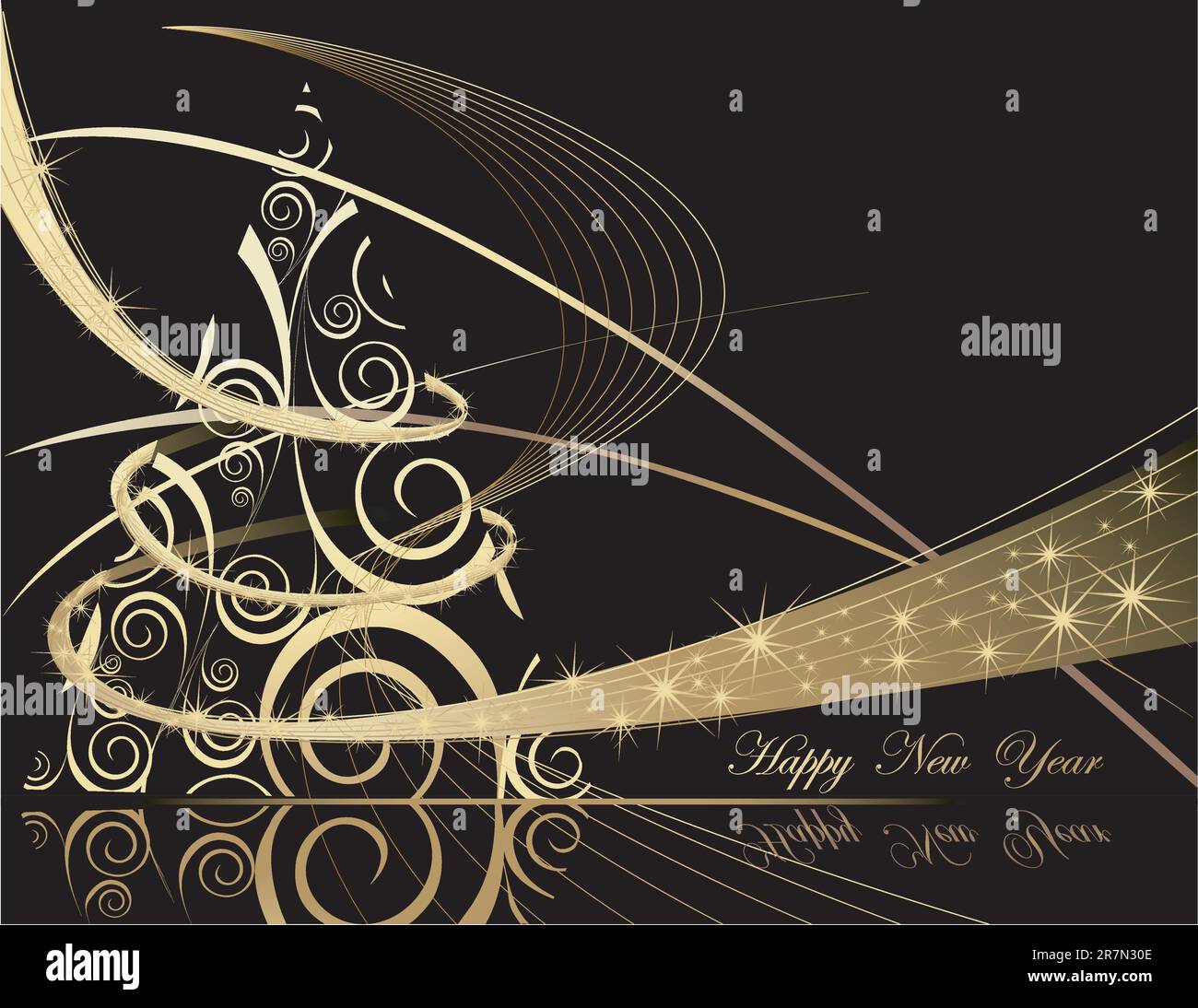 Happy New Year Stock Vector Image & Art - Alamy