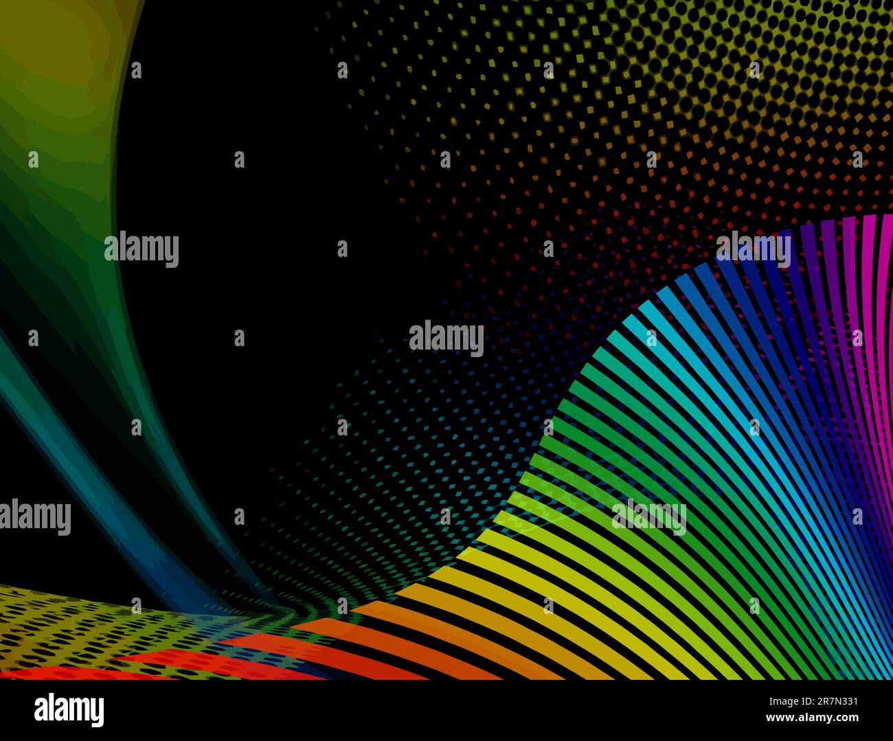 Rainbow abstract background, vector illustration Stock Vector Image ...