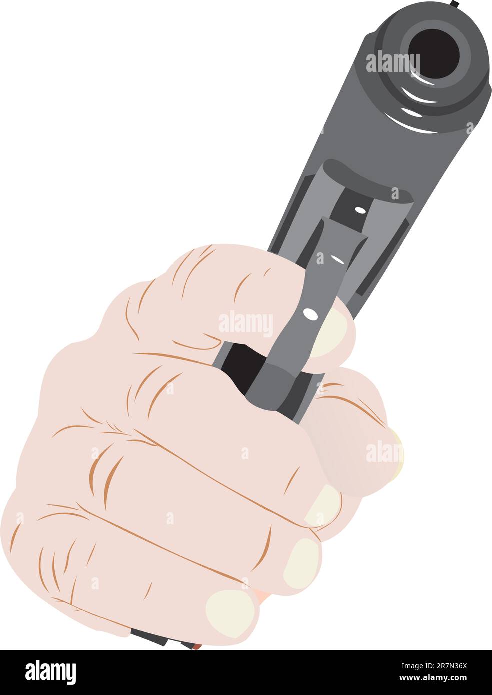 Menacing with weapon Stock Vector Images - Alamy