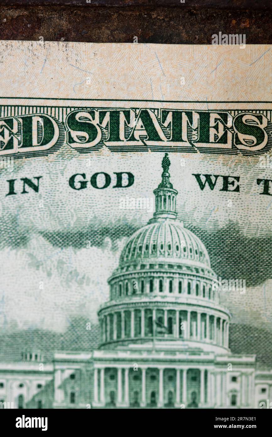 USD Currency Amidst American Inflation Challenges Stock Photo - Alamy