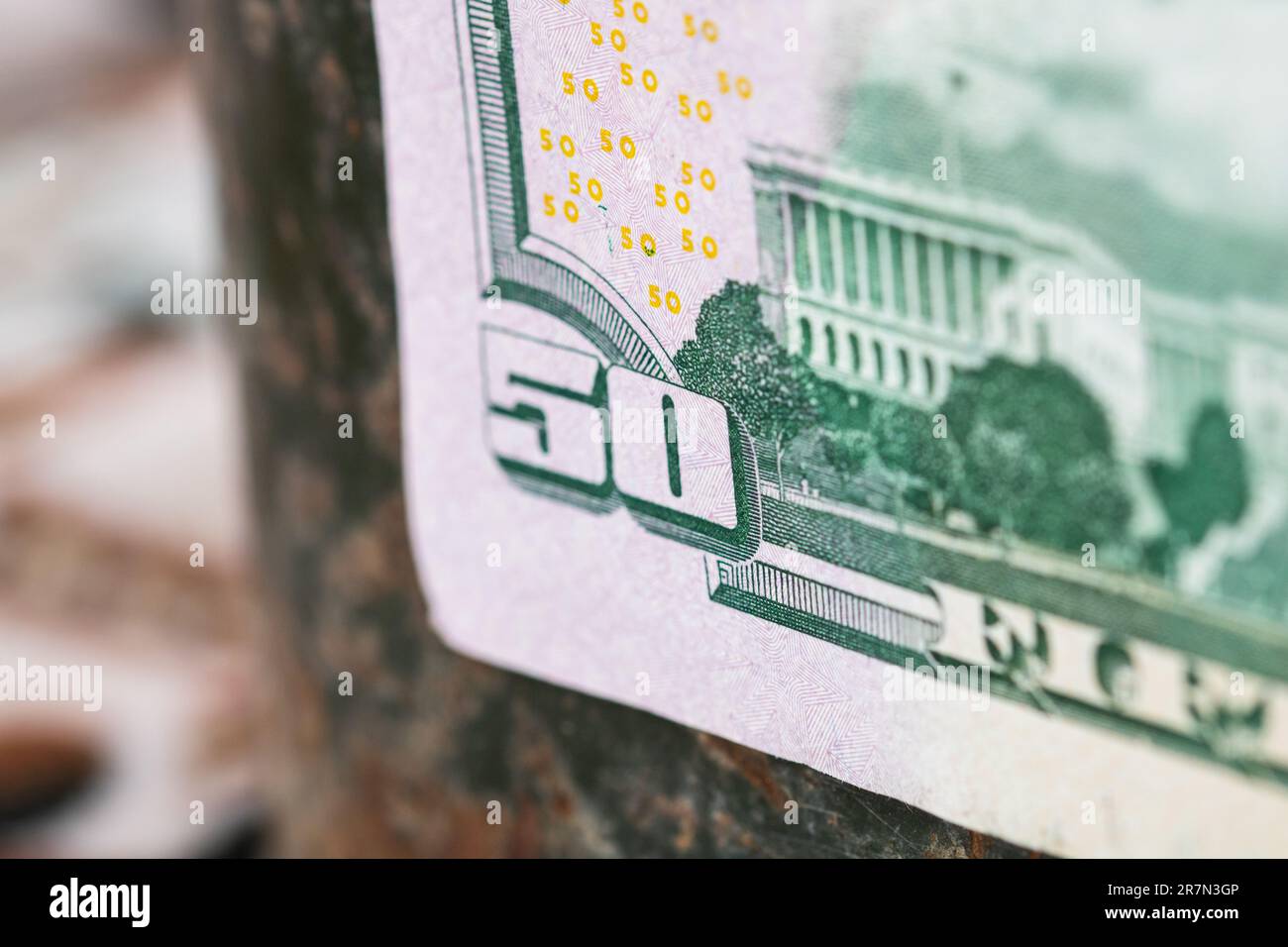 USD Currency Amidst American Inflation Challenges Stock Photo - Alamy