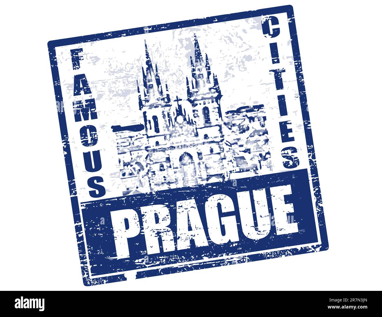 Prague scene Stock Vector Images - Alamy