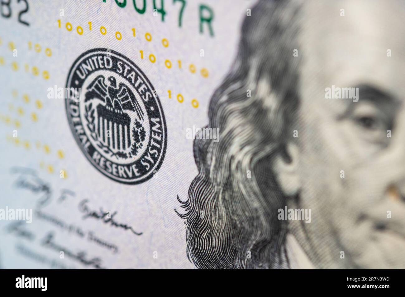 USD Currency Amidst American Inflation Challenges Stock Photo - Alamy