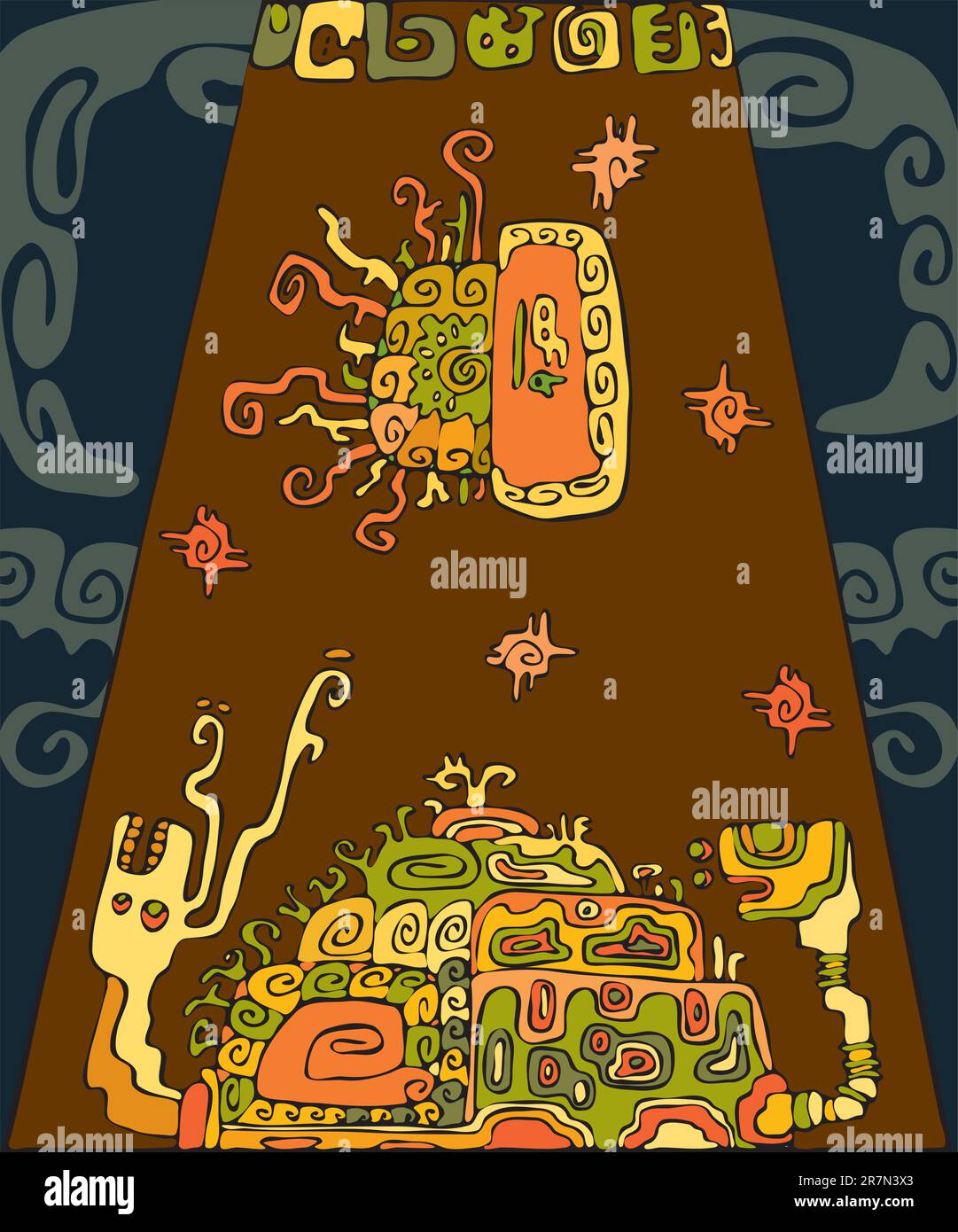 Snail and tortoise Stock Vector Images - Alamy