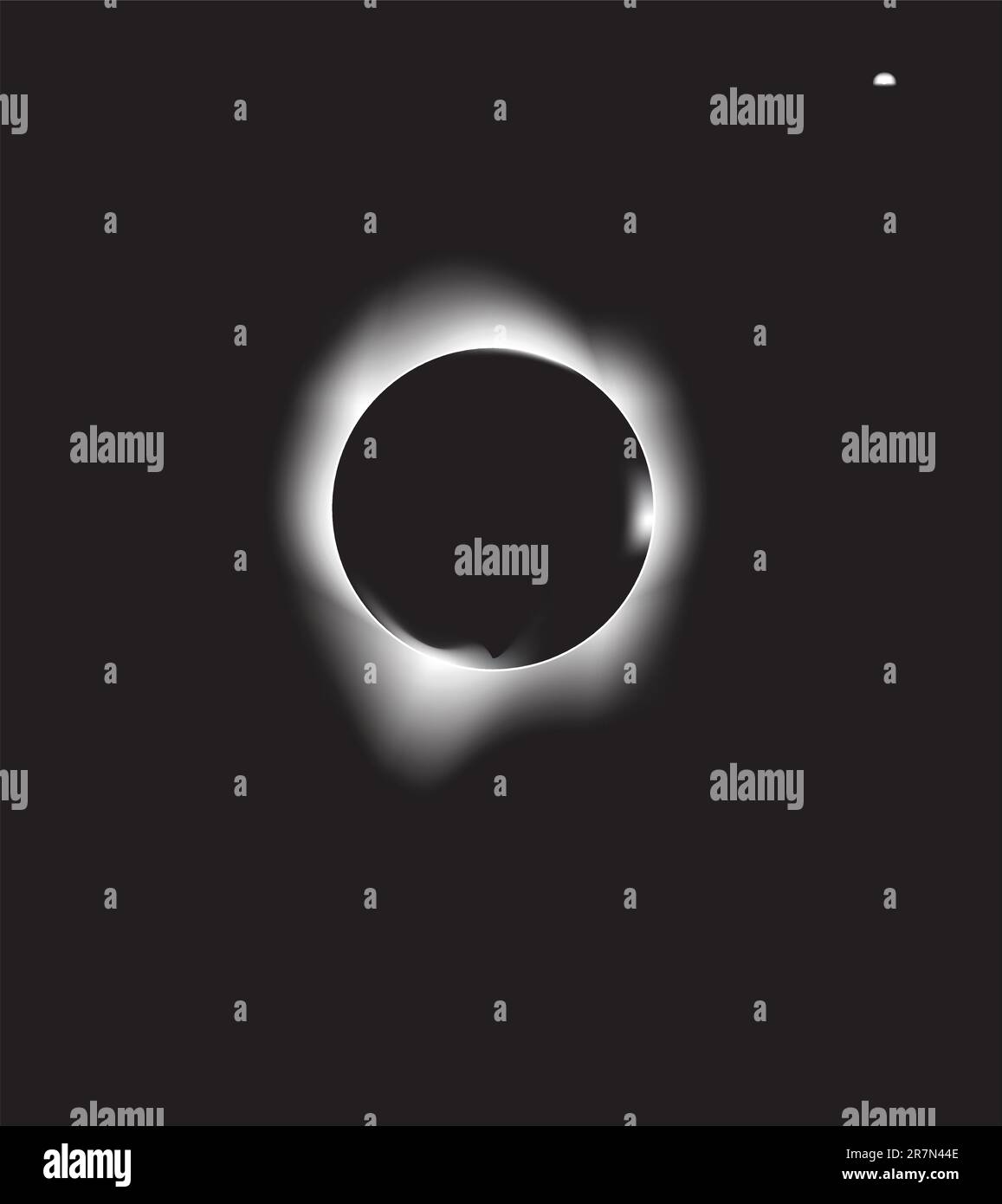 vector illustration of a solar eclipse Stock Vector Image & Art - Alamy