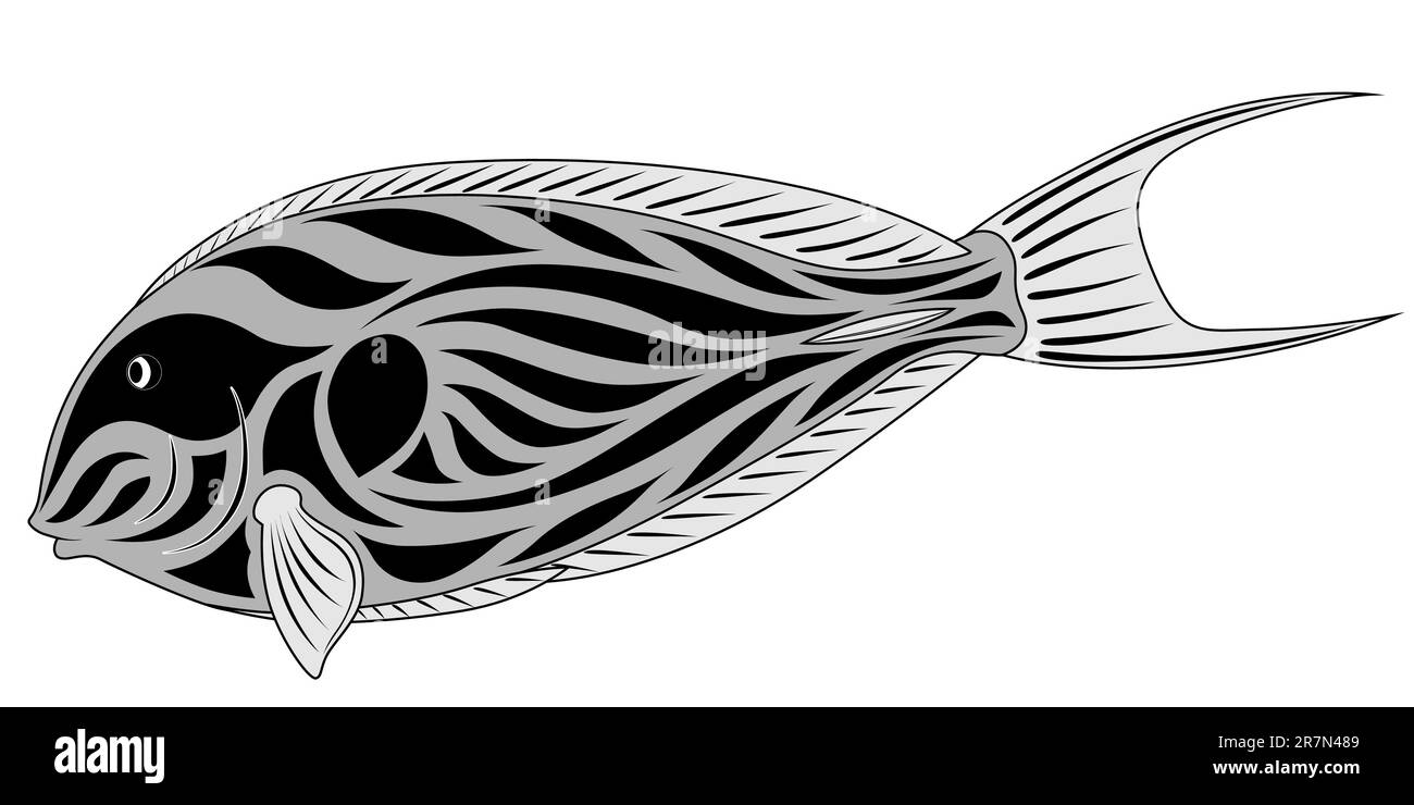 Surgeonfish algae Stock Vector Images - Alamy